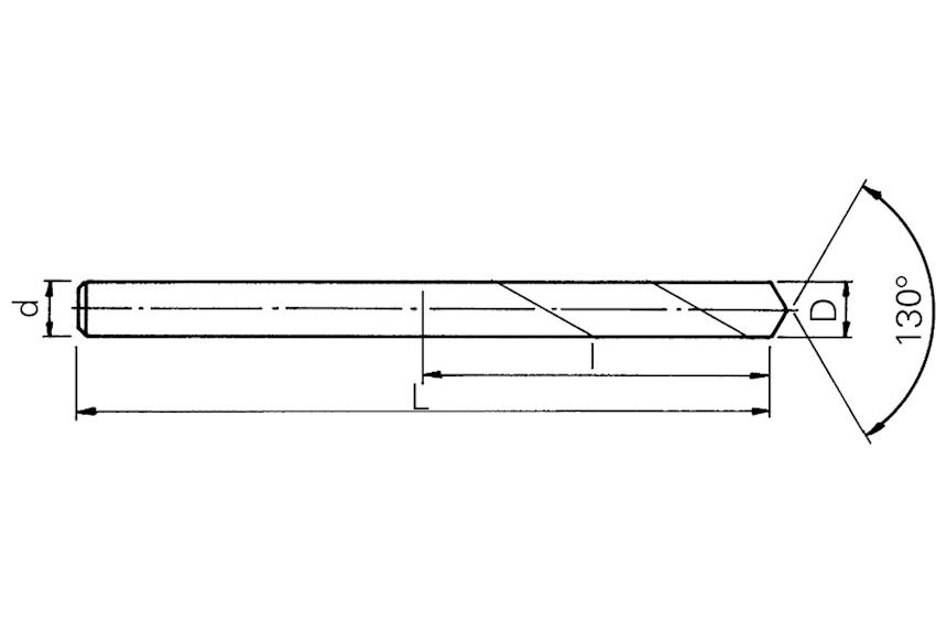 HSS Bohrer, Typ W DIN 338
