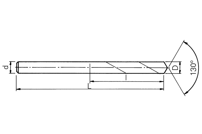 HSS Bohrer, Typ N DIN 338